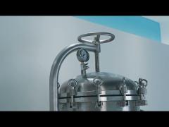 water treatment bag filter housing
