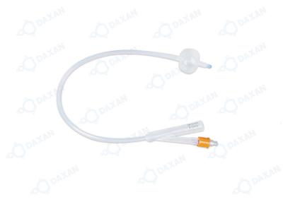 China 30cm 2 Way Silicone Foley Catheter Durable 16 French Indwelling Catheter for sale