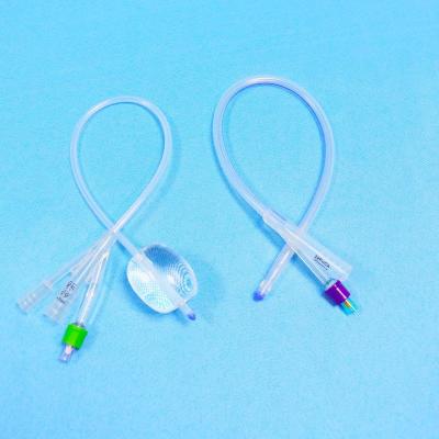 Cina Catetere urinario di Foley del silicone medico idrofilo del CE eliminabile con il modo 3 in vendita