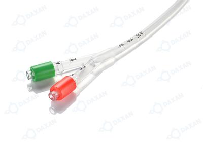 Cina Catetere sterile 400mm di Foley del silicone di 2 modi dell'OEM con la spina liscia in vendita