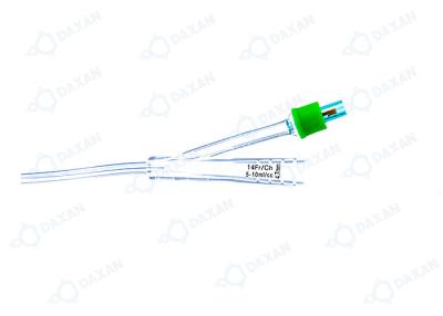 Cina En del CE di iso sterile del catetere 16fr 10cc di Foley del silicone di modo di urologia 2 in vendita