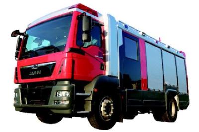 Cina La trasmissione manuale 15 tonnellate innaffia il camion dei vigili del fuoco dell'autocisterna con la cabina separata della squadra in vendita