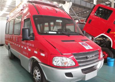 China Imported Chassis 115km/h 4x2 Drive Communication Command Fire Truck 7 Seats for sale