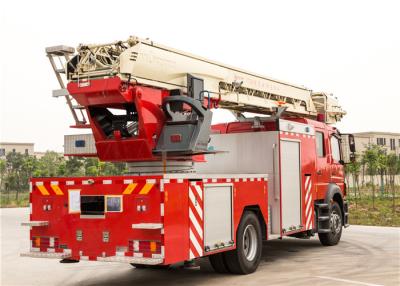 Κίνα εναέριο πυροσβεστικό όχημα 32m 6×4 την τηλεσκοπική σκάλα που χρησιμοποιείται με για τη διάσωση & την προσβολή του πυρός προς πώληση