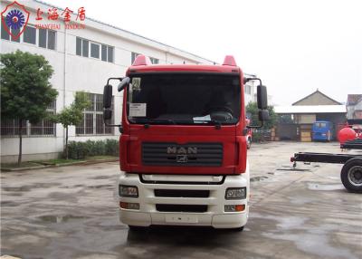 China MAN Chassis 12 Ton Water Tanker Fire Truck 265kw With Total Side Girder for sale