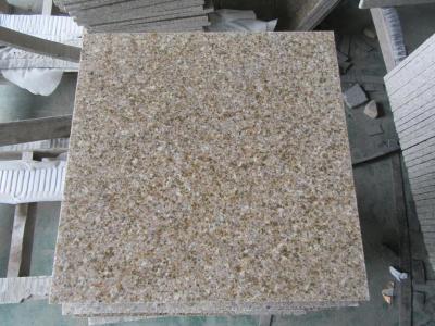 China 1cm polished g682 padang yellow granite tile for sale