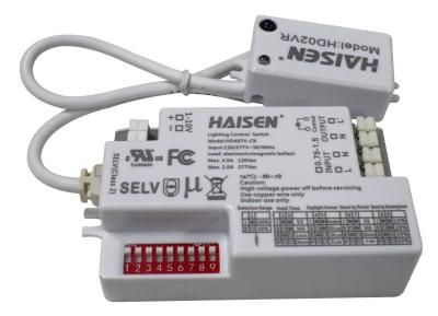China Ceiling Mounted Dimmable Motion Sensor 120-277VAC Operating Voltage Detached Design for sale