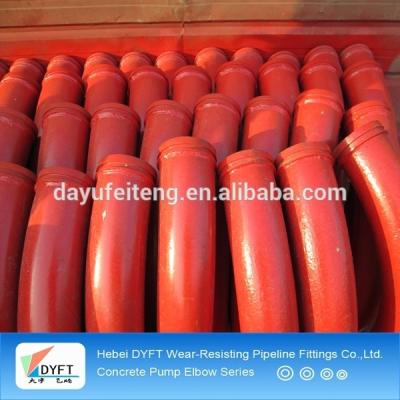 China Twin/single wall elbow/bend for concrete pump truck for sale