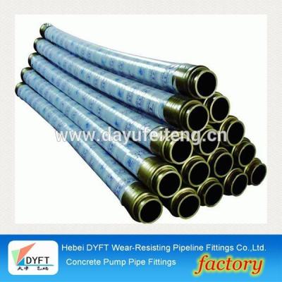 China End hose for concrete pump truck (wire braid hose/fabric braid hose ) 4 ply/2ply for sale