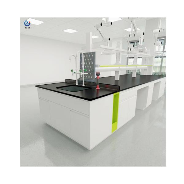 Anti Corrosion Lab Wall Bench Central Laboratory Island Table ISO Certified