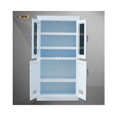 China PP Corrosive Chemical Cabinet , Fireproof Powder Coated Lab Storage Cabinet for sale