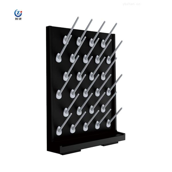 Rack di asciugatura anti scivolamento per laboratorio con buchi a goccia spaziati di 10 cm