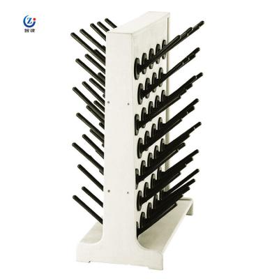 China Anti-Slip Lab Peg Board Laboratory Drying Rack met 10 cm gespaarde druppelgaten Te koop