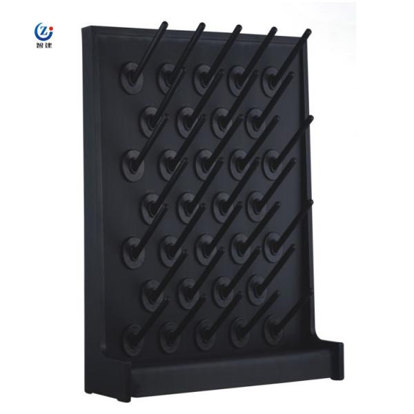 Rack di asciugatura anti scivolamento per laboratorio con buchi a goccia spaziati di 10 cm