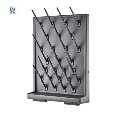 China Anti-Slip Lab Peg Board Laboratory Drying Rack met 10 cm gespaarde druppelgaten Te koop