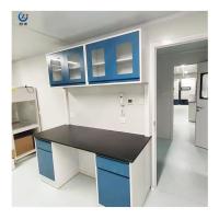 China Acid Resistant Lab Wall Bench Epoxy Resin Table Top Laboratory Work Table for sale