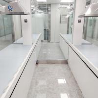 China Acid Resistant Lab Wall Bench Epoxy Resin Table Top Laboratory Work Table for sale