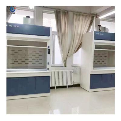 China Laboratory Steel Fume Hood Cupboard With Adjustable Speed Fan for sale