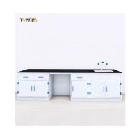 China Anti Alkali Lab Benches With Storage for sale
