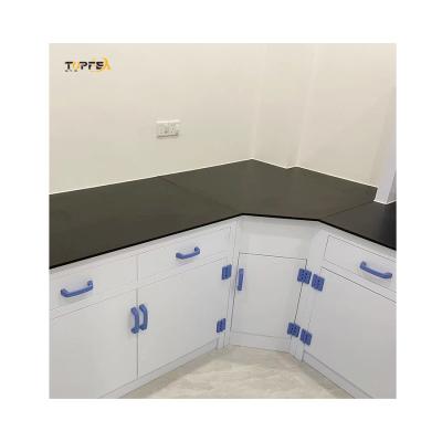 China Adjustable Height Polypropylene Lab Bench With Caster Wheels for sale
