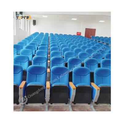 Κίνα Heavy Duty Black Foldable Auditorium Chair With Sleek Modern Design προς πώληση