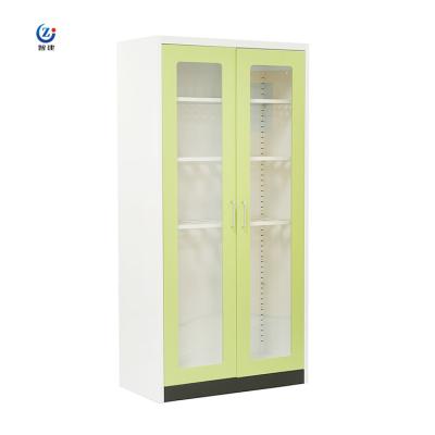 China White Steel Lab Cabinet For Commercial With Adjustable Shelves And Key Lock for sale