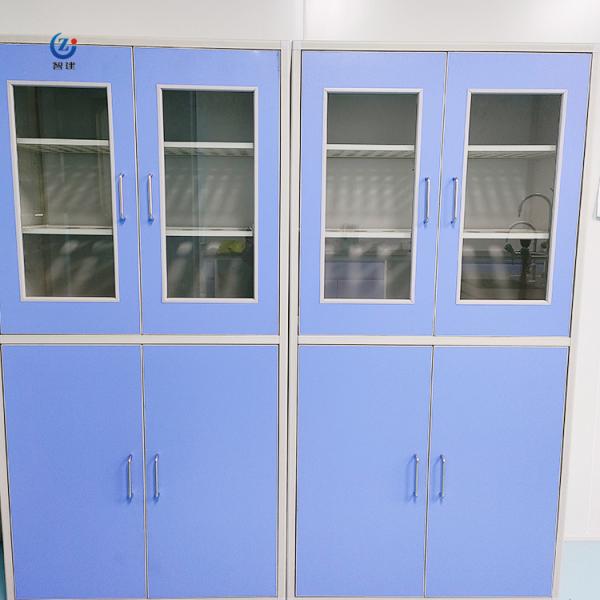 Reinforced Steel 3-Tier Lab Storage Cabinet With Adjustable Shelves