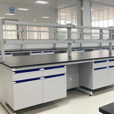 China Customized Lab Workbenches with Casters Drawers Shelves Storage Lockers for sale