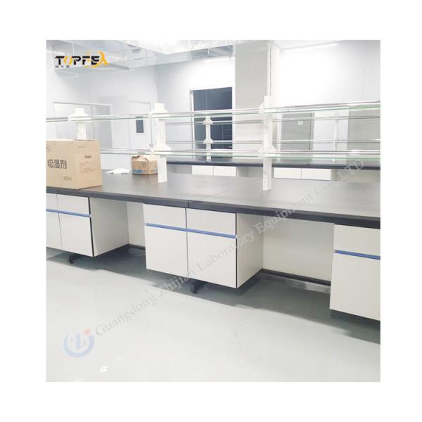 Tablas y bancos de laboratorio de acero personalizados de material PP para científicos