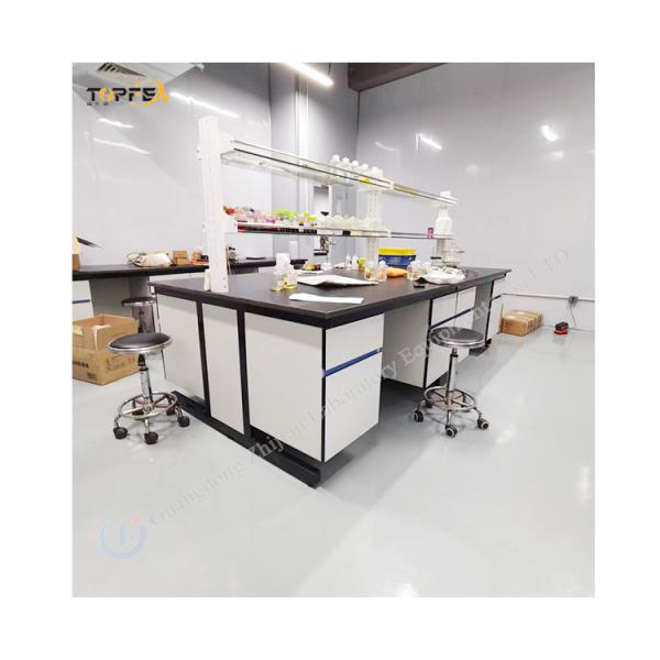 Tablas y bancos de laboratorio de acero personalizados de material PP para científicos