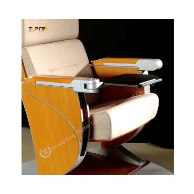 China Folding Church Chair Seat Auditorium Chair With Cushioned Seat And Backrest for sale