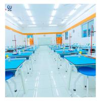 China Metal School Lab Room Table Designed For Teaching And Workbench Function for sale