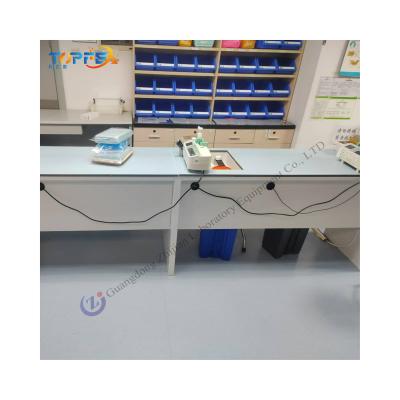 Cina Banchi di lavoro di laboratorio di rivestimento in polvere modulari e senza cassetti per lavori personalizzabili in vendita