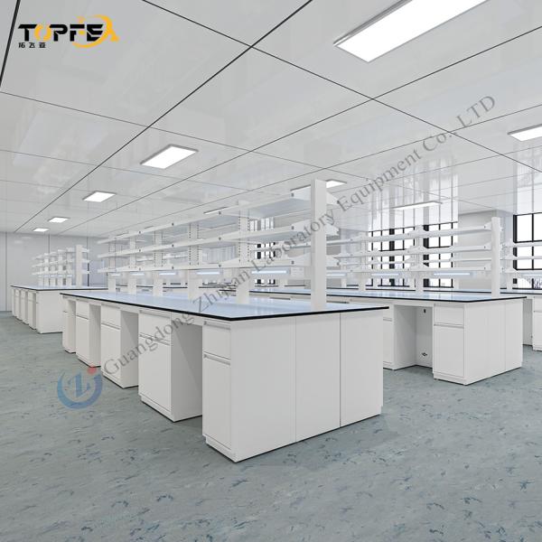 Customized White Hospital Lab Furniture For Customizable Locker Configurations