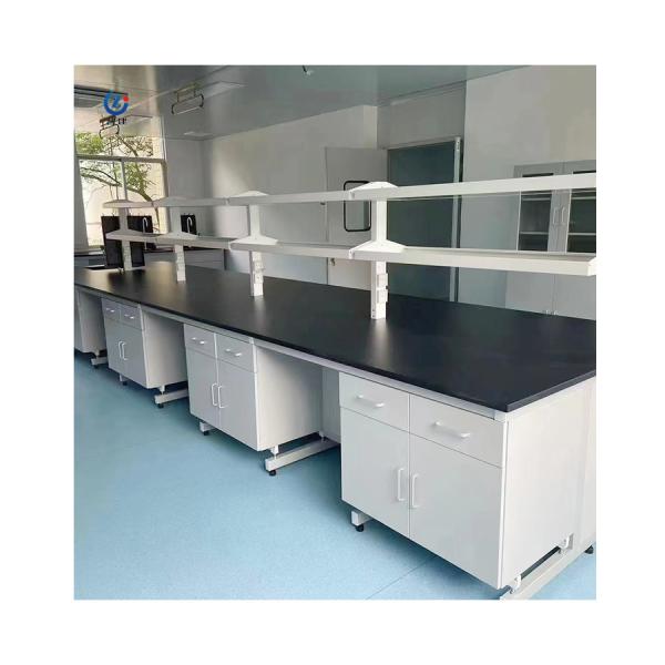 Bancos de trabalho de laboratório de gaveta e armário para uma configuração de laboratório ideal