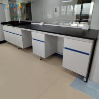 China Modern White Lab Wall Bench The Perfect Solution for Testing for sale