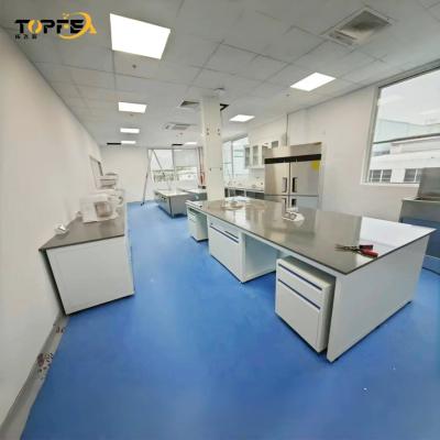 China Mesas de laboratorio con capacidad de carga de 200-250 kg, bancos de trabajo personalizados para espacios de trabajo a medida en venta