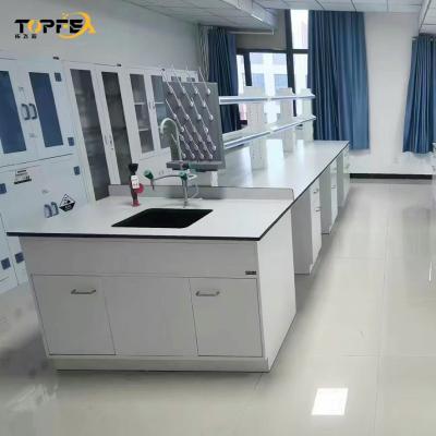 中国 引き出しと棚のカスタマイズされた数 農業研究のための全鋼ラボベンチ 販売のため