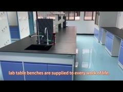 Floor Standing Island Lab Bench, Smooth Laboratory Wall Bench Meubels