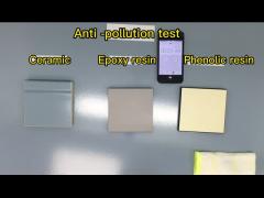 Tableau de travail en céramique de laboratoire résistant aux acides, banc de laboratoire à bord plat
