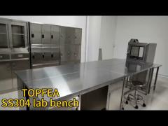 Stainless Steel Lab Workbench Furniture With Anti-Vibration Design