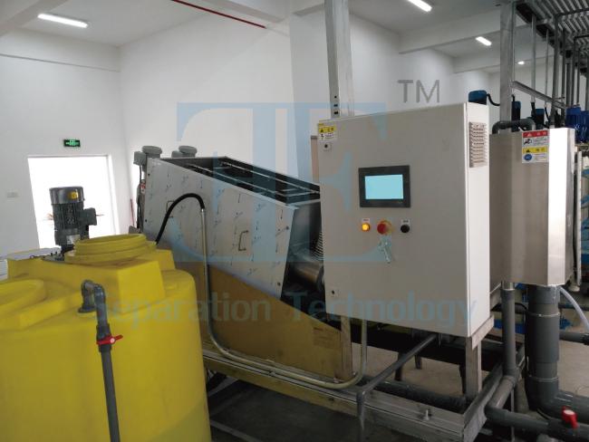 Screw Press in industrial application