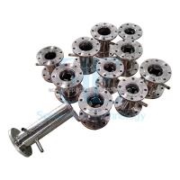 China Static Mixing Solution Stainless Steel Helical Motionless Mixer With Simple Structure for sale