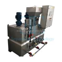 China Schneider Control Polymer Dosing System With 0.75kw Storage Agitator for sale