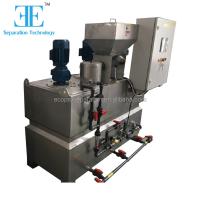 China Schneider Control Polymer Dosing System With 0.75kw Storage Agitator for sale