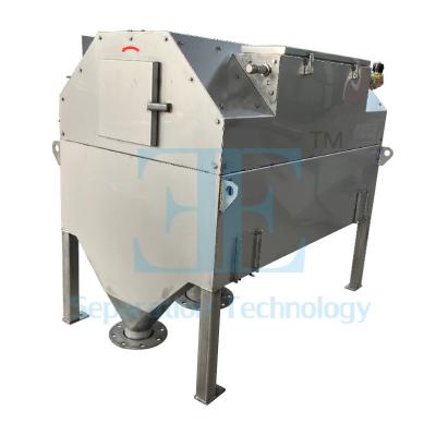 China DN150 Inlet Flange Drum Filter Screen SUS304 Rotary Drum Fine Screen for sale
