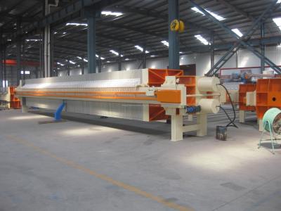 중국 수동 슬러지 탈수 필터 프레스 2m2 220V-415V 판매용