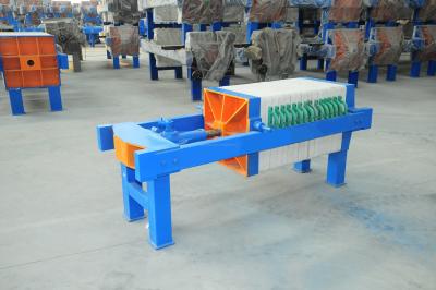 중국 하수처리를 위한 수동 판 프레임 필터 프레스 4m2 판매용