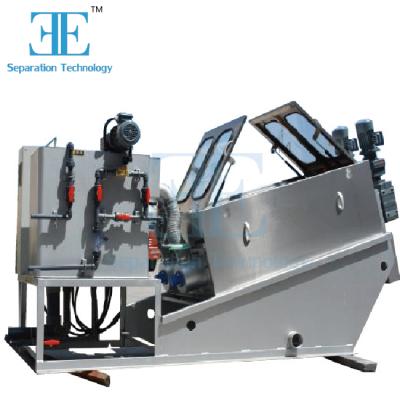 China Schneckenpressen-Schlammentwässerungsmaschine 9,6-120 m³/h Kapazität zu verkaufen