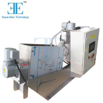 China Schneckenpressen-Schlammentwässerungsmaschine 9,6-120 m³/h Kapazität zu verkaufen